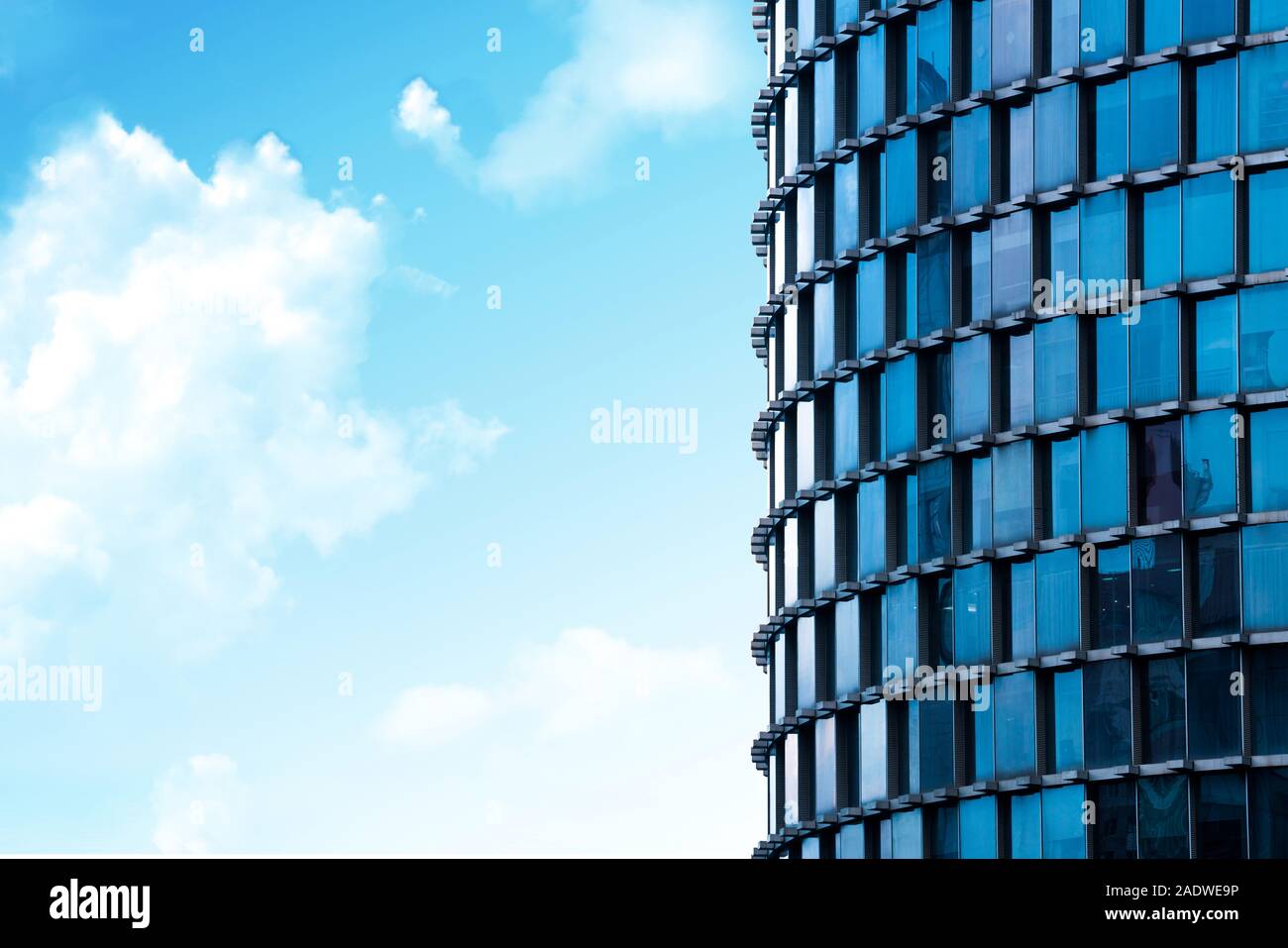 Modern building glass wall Stock Photo - Alamy