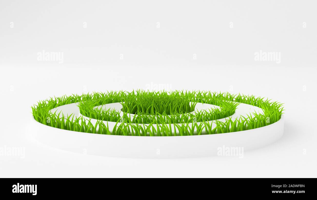 Grass abstract background. 3d rendering, 3d illustration Stock Photo ...