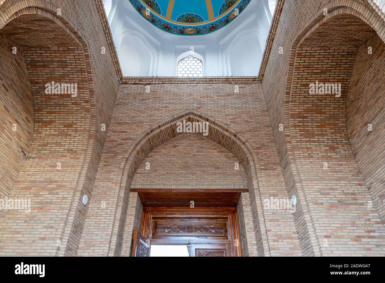 Istaravshan Kalai Mug Teppe Fortress View of Entrance Gate Cupola ...