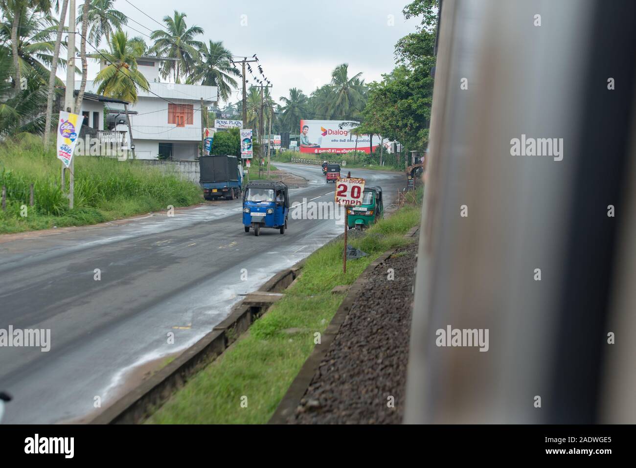 Images from the Interior of the second category train car in Sri Lanka ...