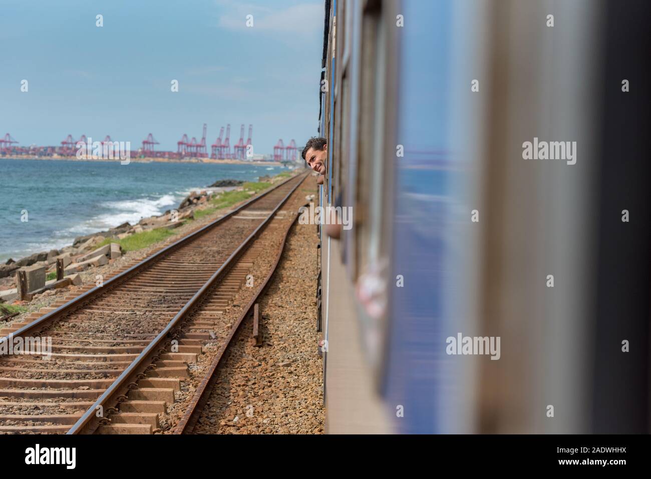 Images from the Interior of the second category train car in Sri Lanka ...