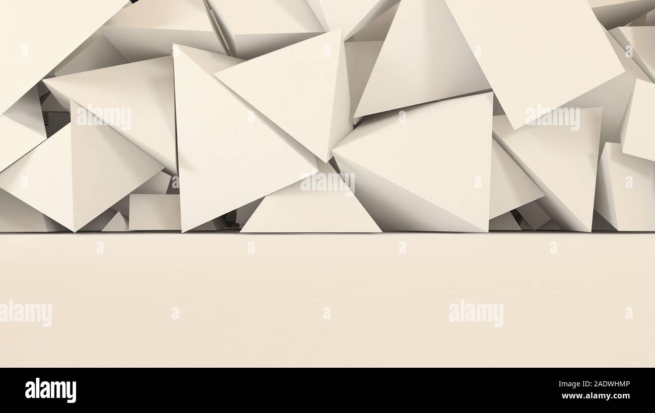 White abstract 3d background with room, floor and wall.3d rendering, 3d ...