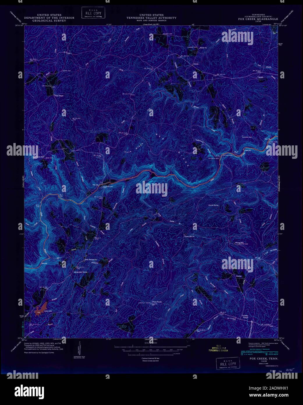Fox creek map hi-res stock photography and images - Alamy