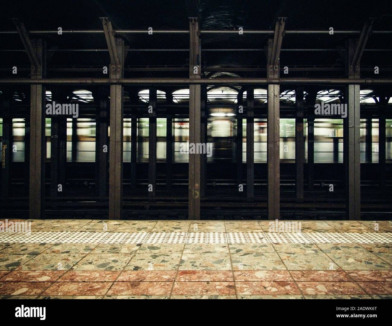 Interior of nyc subway station hi-res stock photography and images - Alamy