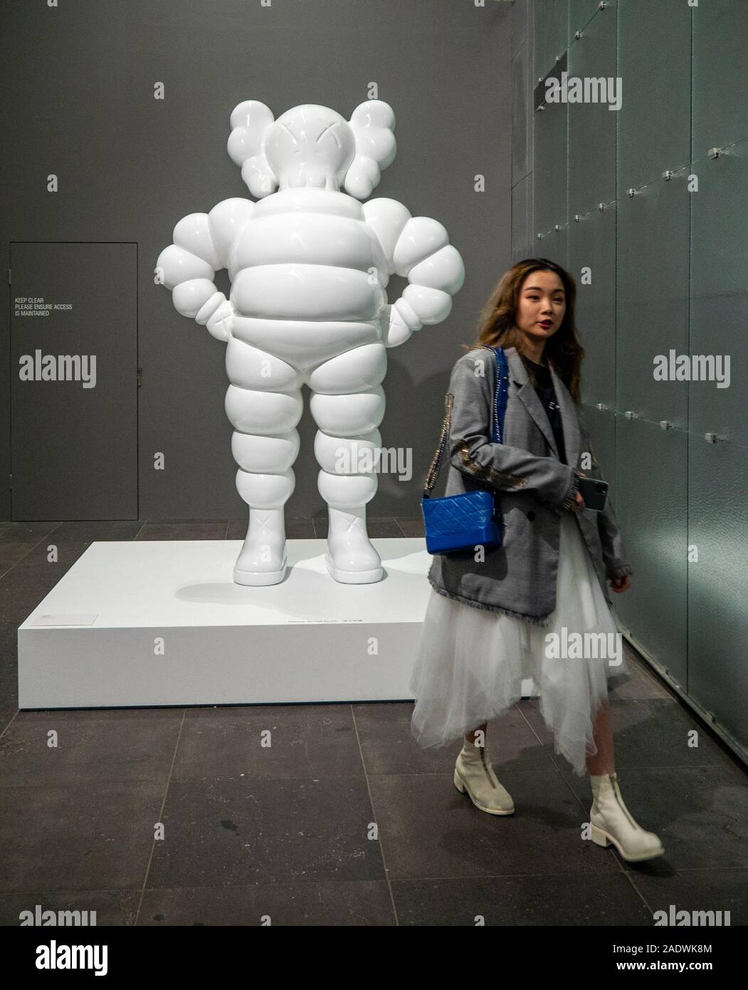 by Brian Donnelly aka KAWS sculptor and graffiti artist exhibition at ...