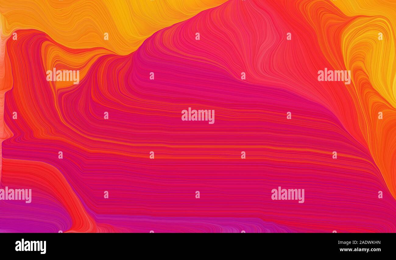 contemporary waves design with crimson, orange and orange red color ...