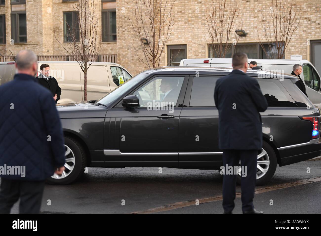 President of Turkey, Recep Tayyip Erdogan, arrives by motorcade to ...