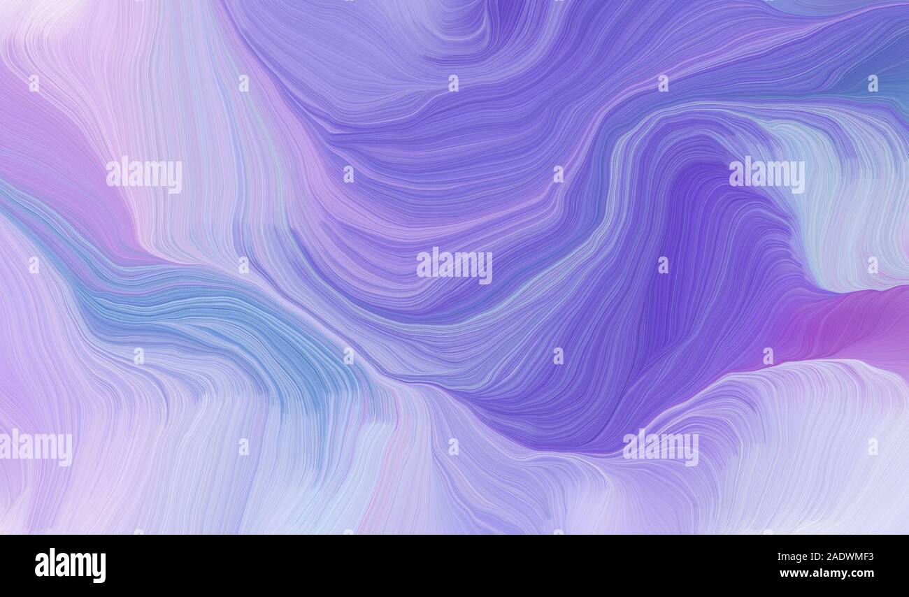 elegant curvy swirl waves background design with light pastel purple ...