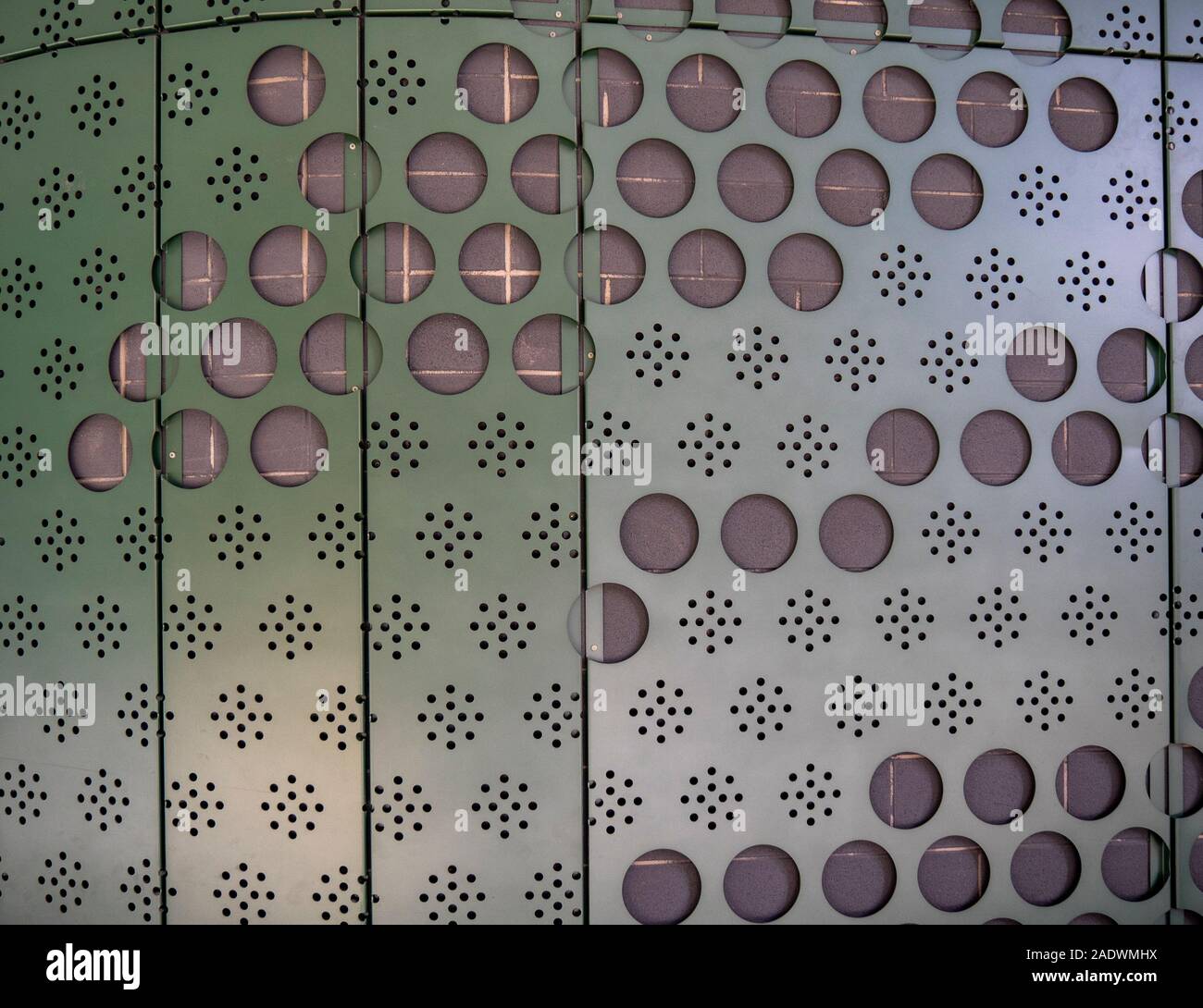 Perforated metal cladding hi-res stock photography and images - Alamy