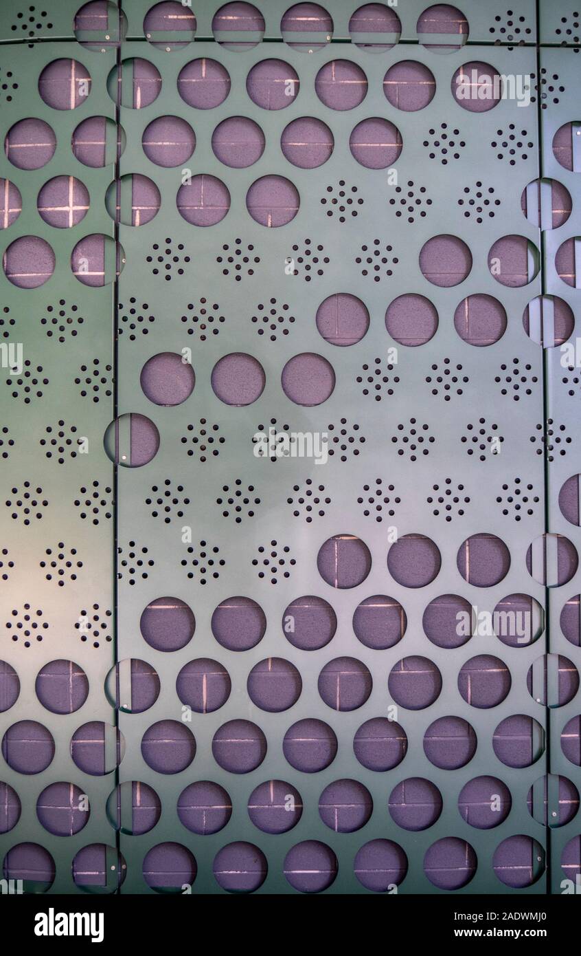 Perforated metal cladding hi-res stock photography and images - Alamy