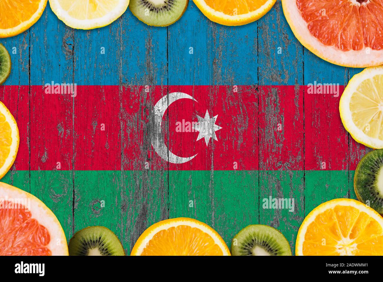 Azerbaijan food concept. Fresh fruits from traditional gardens. Cooking ...