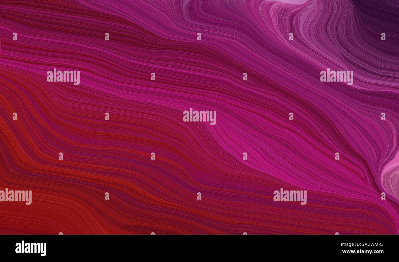 smooth swirl waves background design with dark moderate pink, dark pink ...