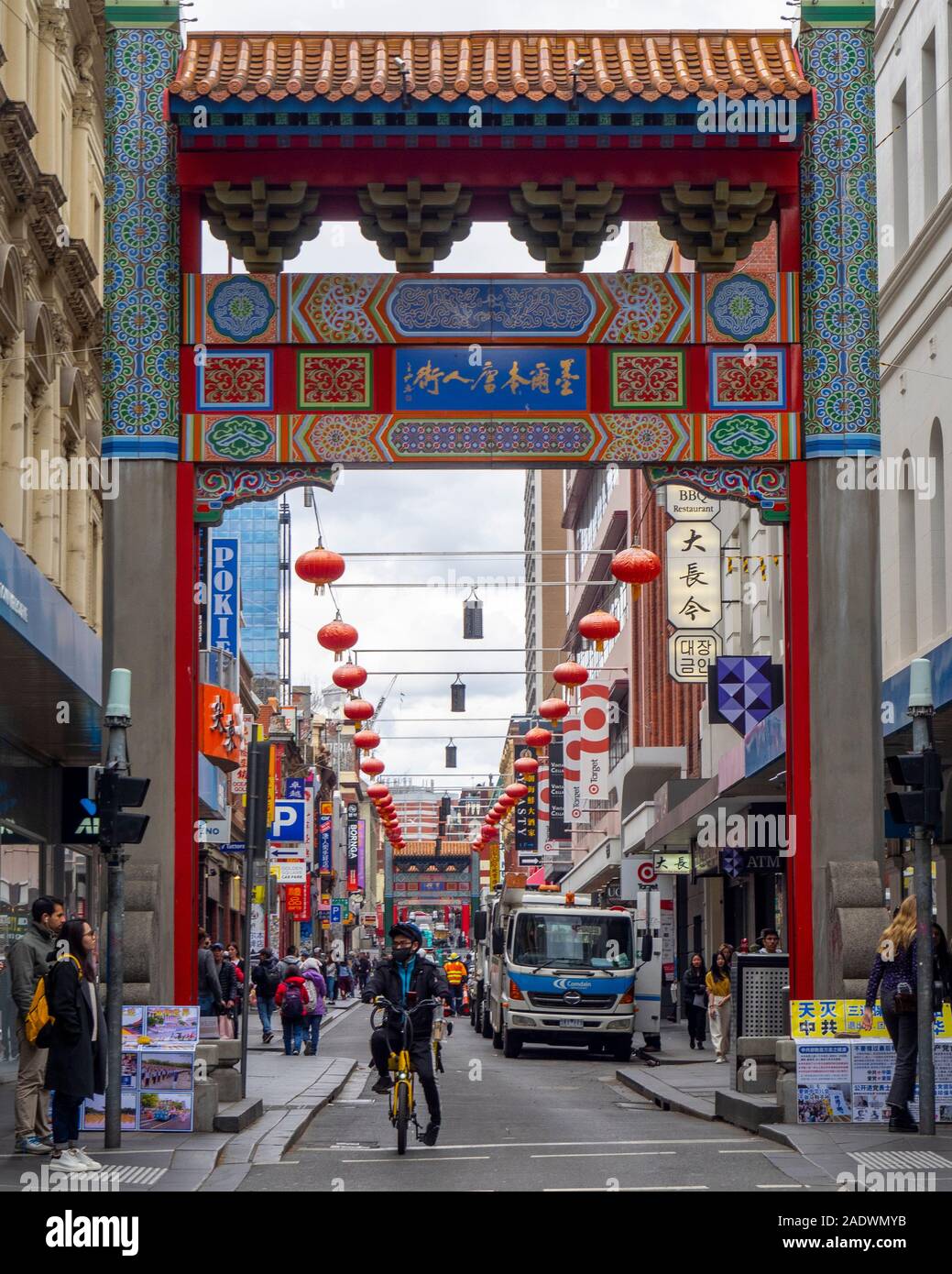 Little bourke street historical hi-res stock photography and images - Alamy