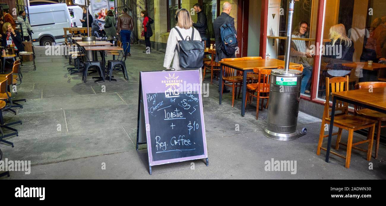 Chapter House Coffee shop restaurant Melbourne Victoria Australia Stock ...