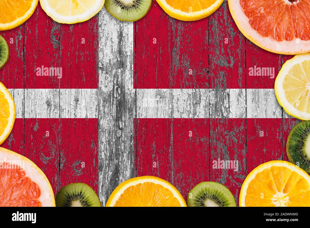 Denmark food concept. Fresh fruits from traditional gardens. Cooking ...