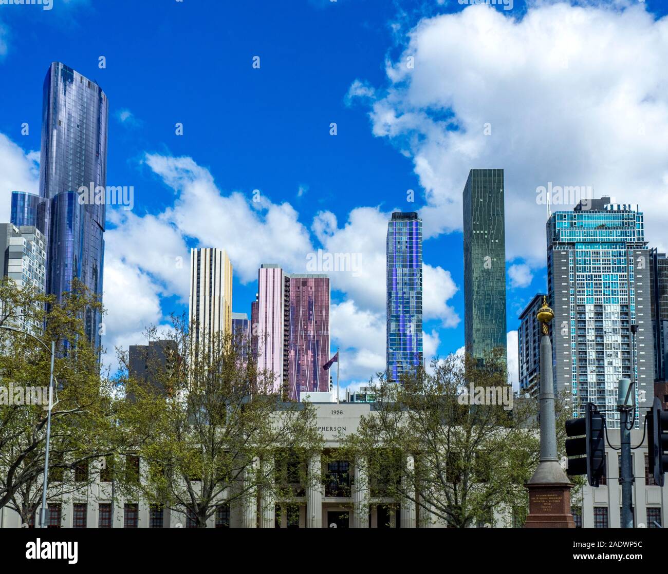 RMIT Buiding 13 Emily McPherson Building and residential apartment ...