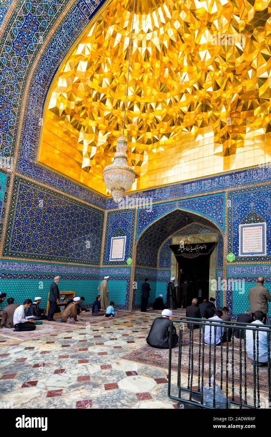 Golden Muquarna, Hazrat-e Masumeh, Shrine of Fatima al-masumeh sister ...