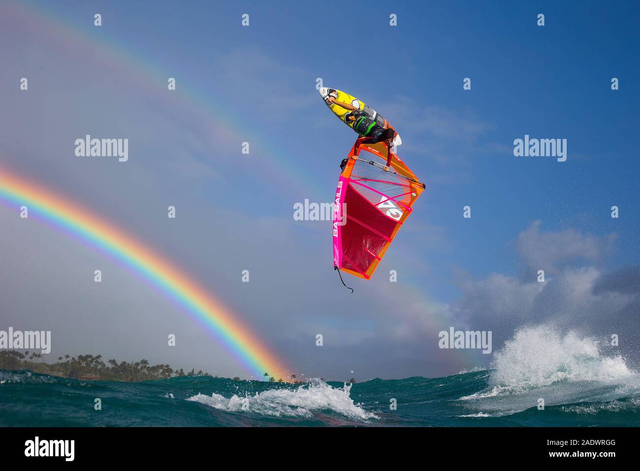 Windsurfing Maui Hawaii Stock Photo - Alamy