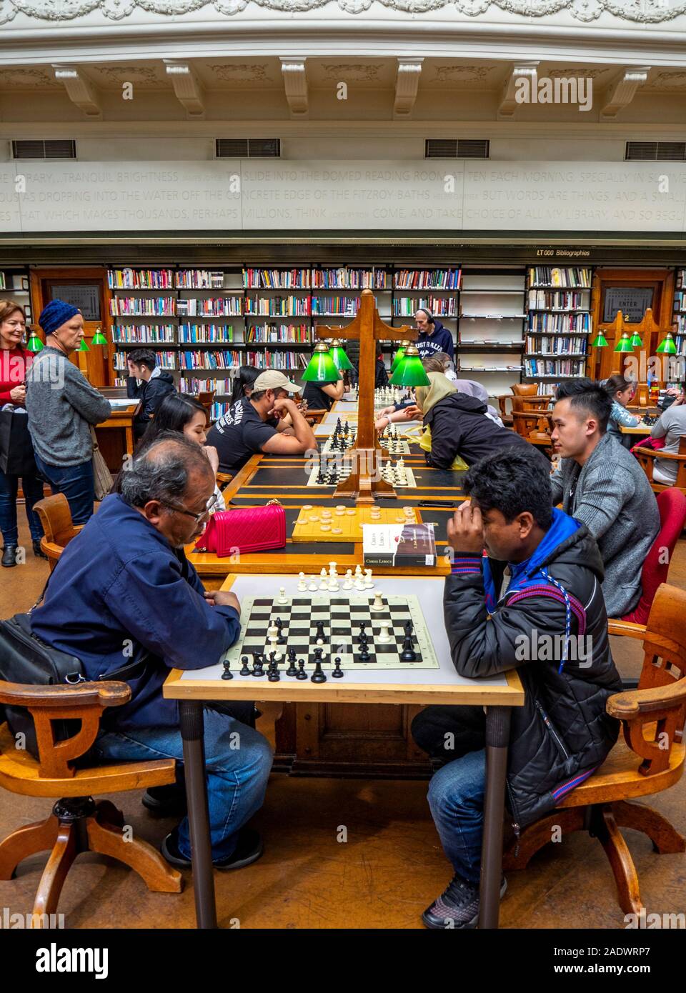 State library of victoria chess hi-res stock photography and images - Alamy
