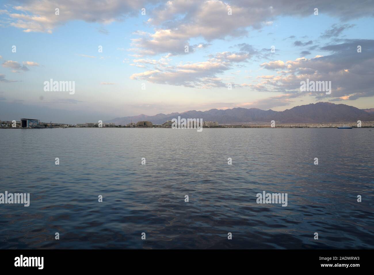 The Red Sea and Eilat bay Stock Photo - Alamy