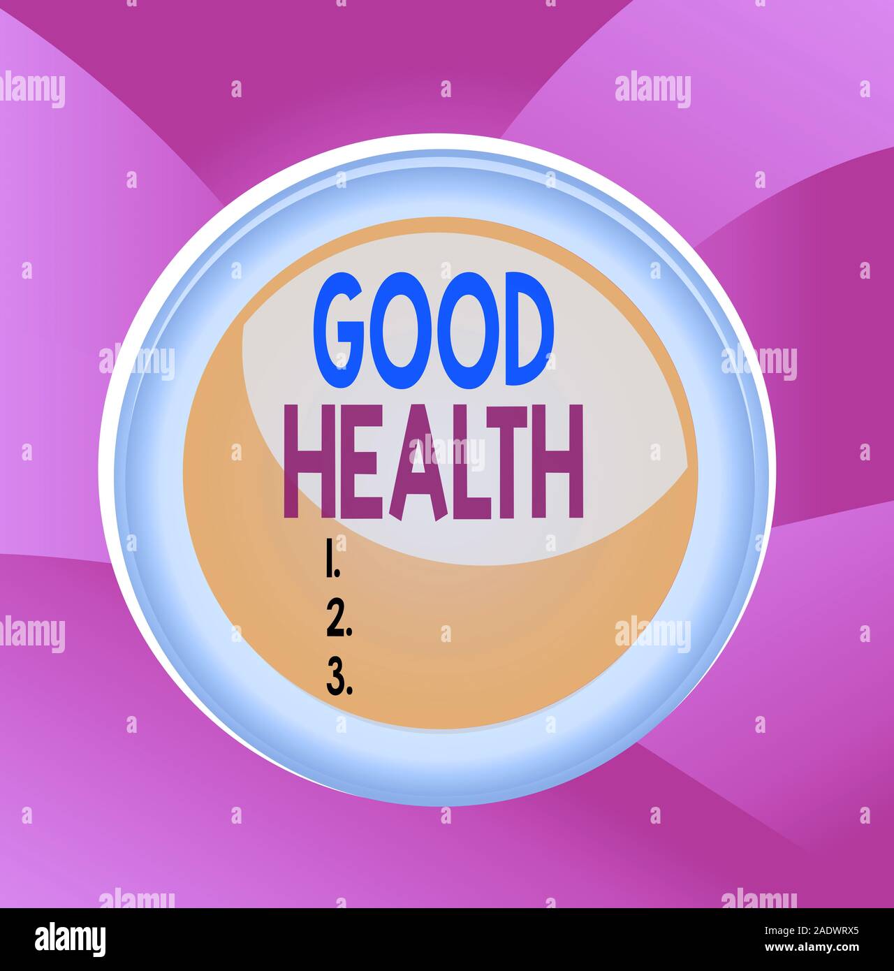 Handwriting text Good Health. Conceptual photo state of being vigorous ...