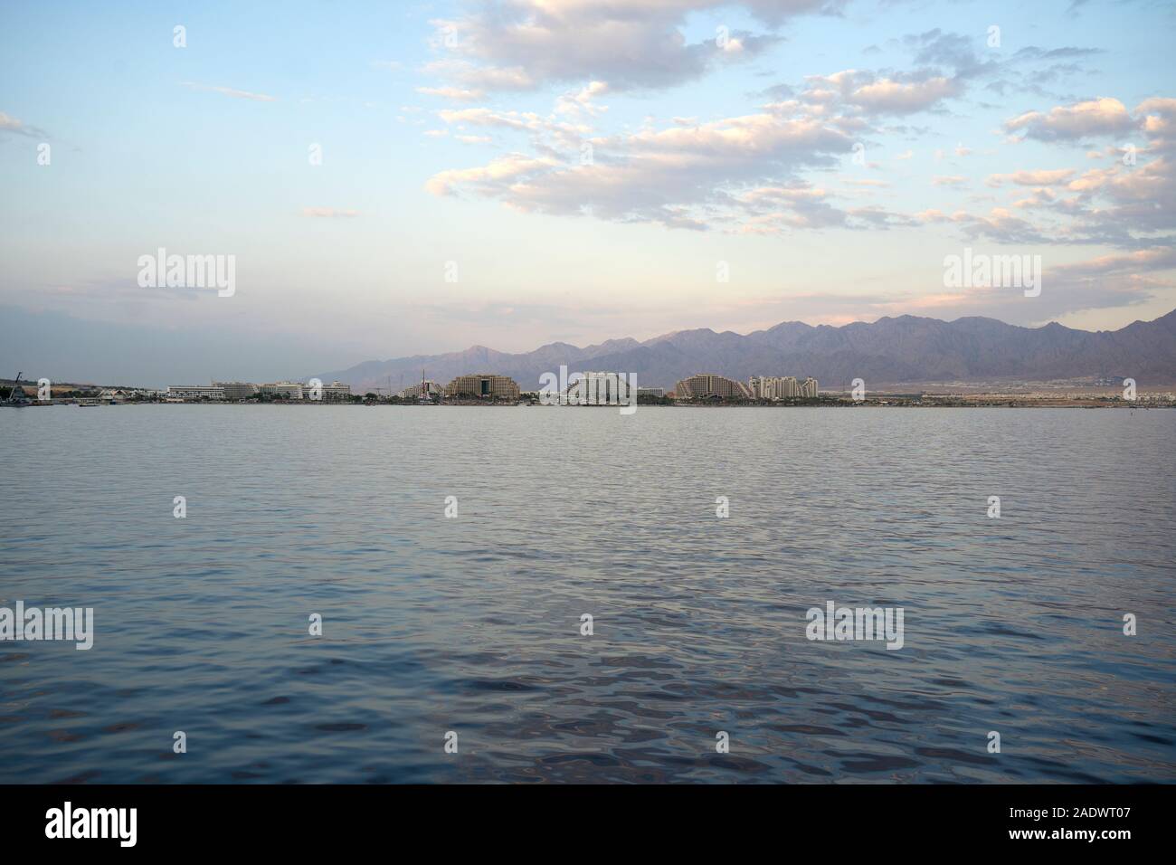 The Red Sea and Eilat bay Stock Photo - Alamy