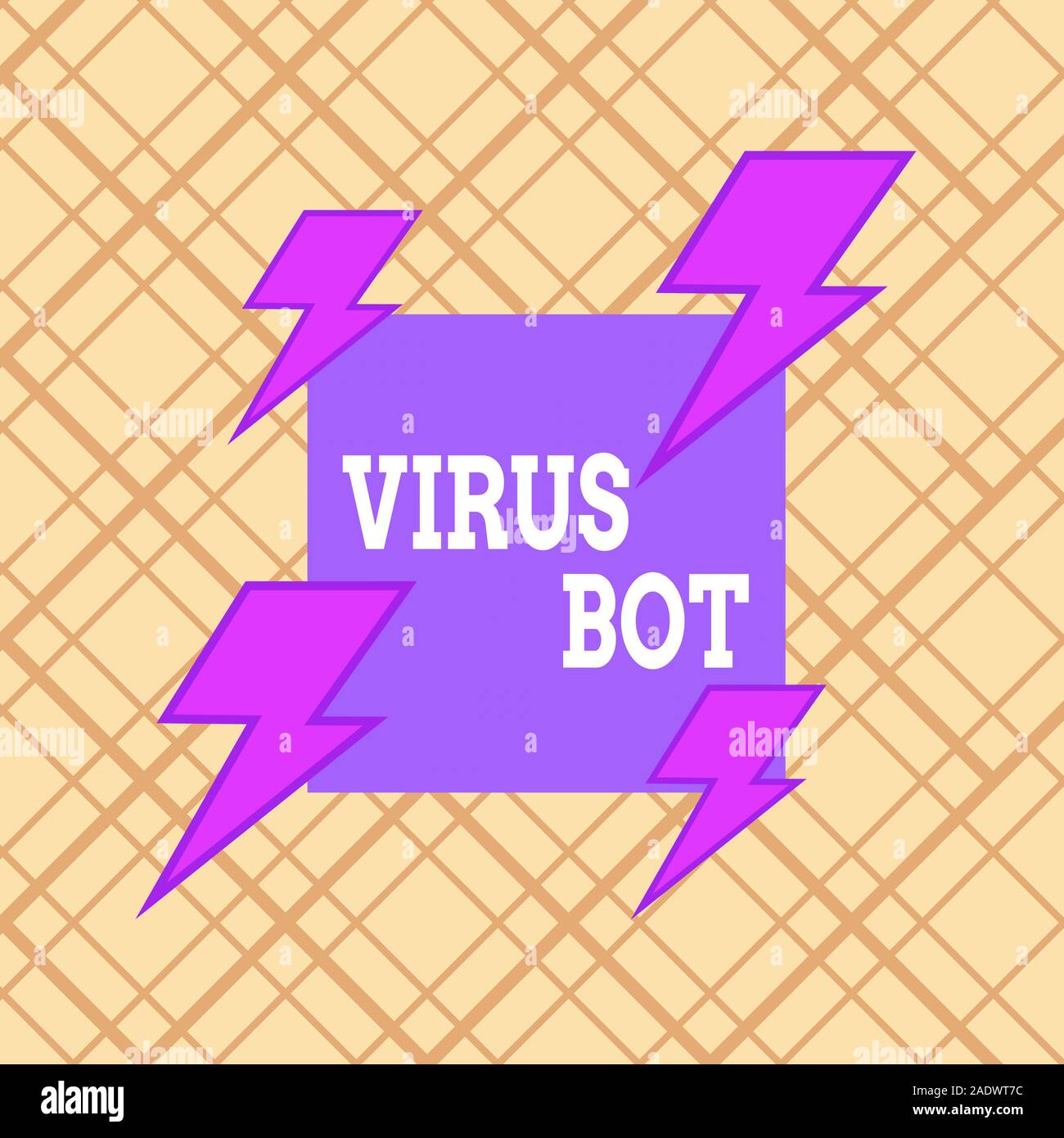Writing note showing Virus Bot. Business concept for malicious ...