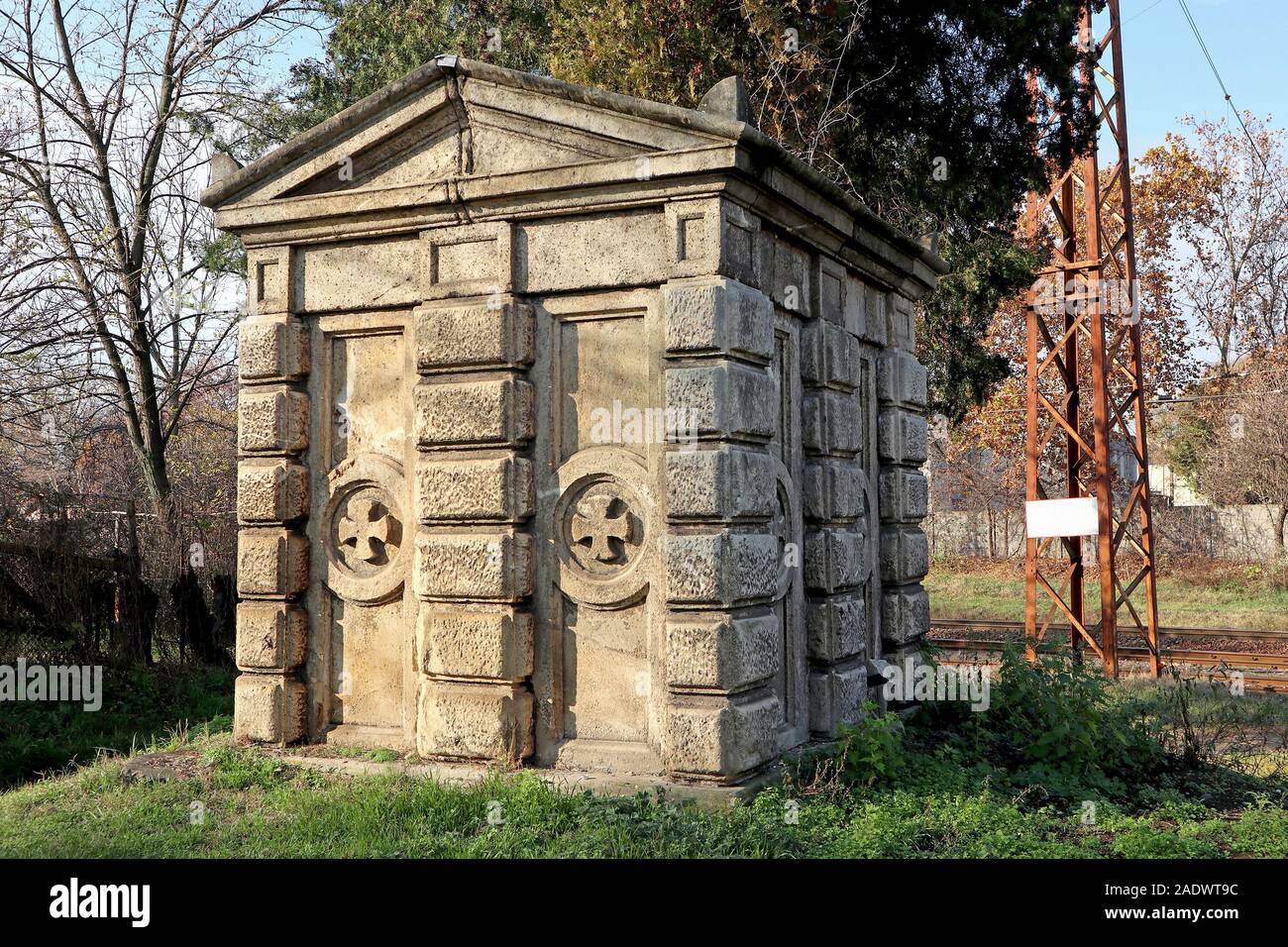 Old crypt in the public cemetery Stock Photo - Alamy