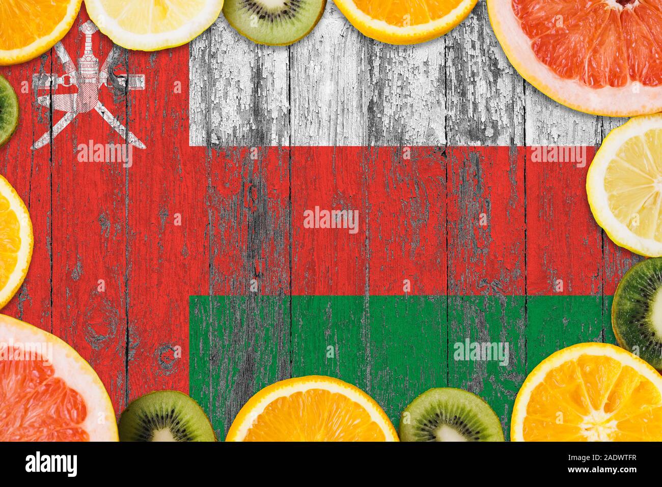 Oman food concept. Fresh fruits from traditional gardens. Cooking ...