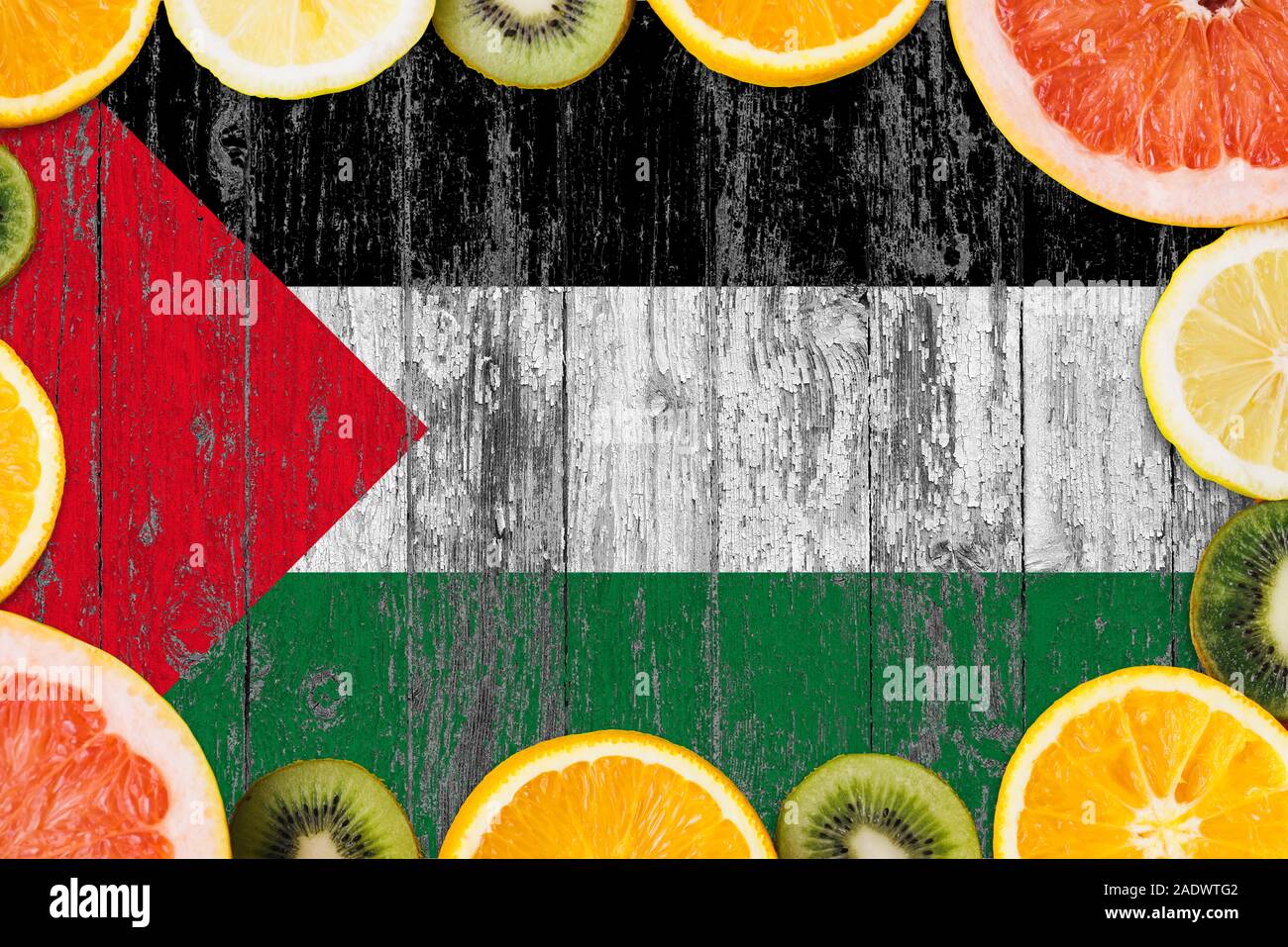 Palestine food concept. Fresh fruits from traditional gardens. Cooking ...