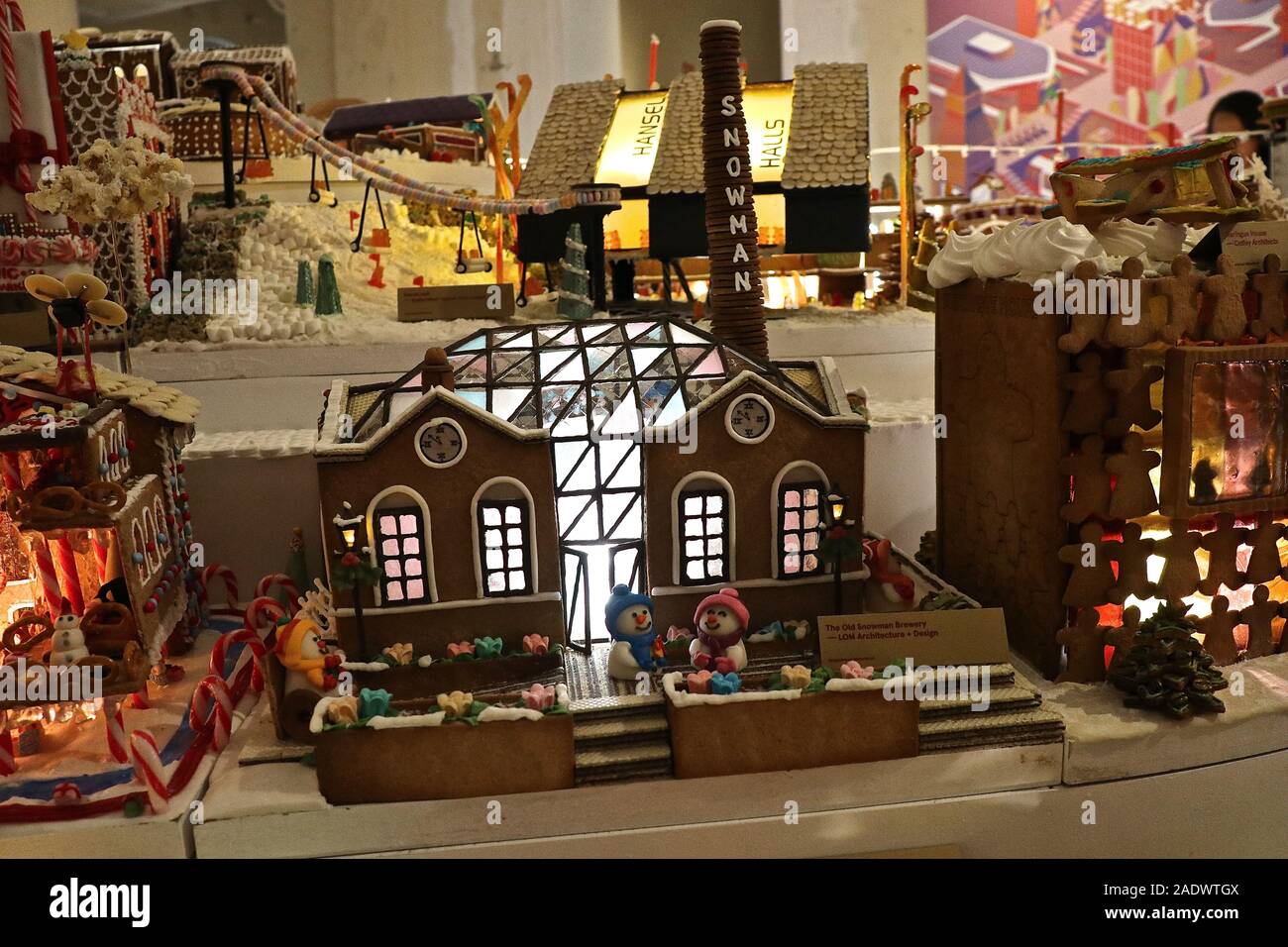 The Museum of Architecture's Gingerbread City 2019 . !00 architects ...