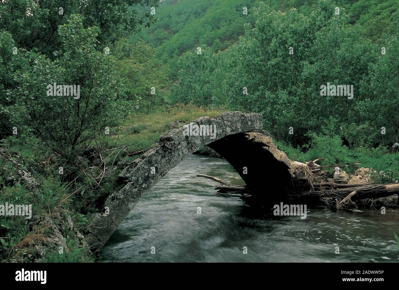 italy, abruzzo, beffi, roman bridge Stock Photo - Alamy