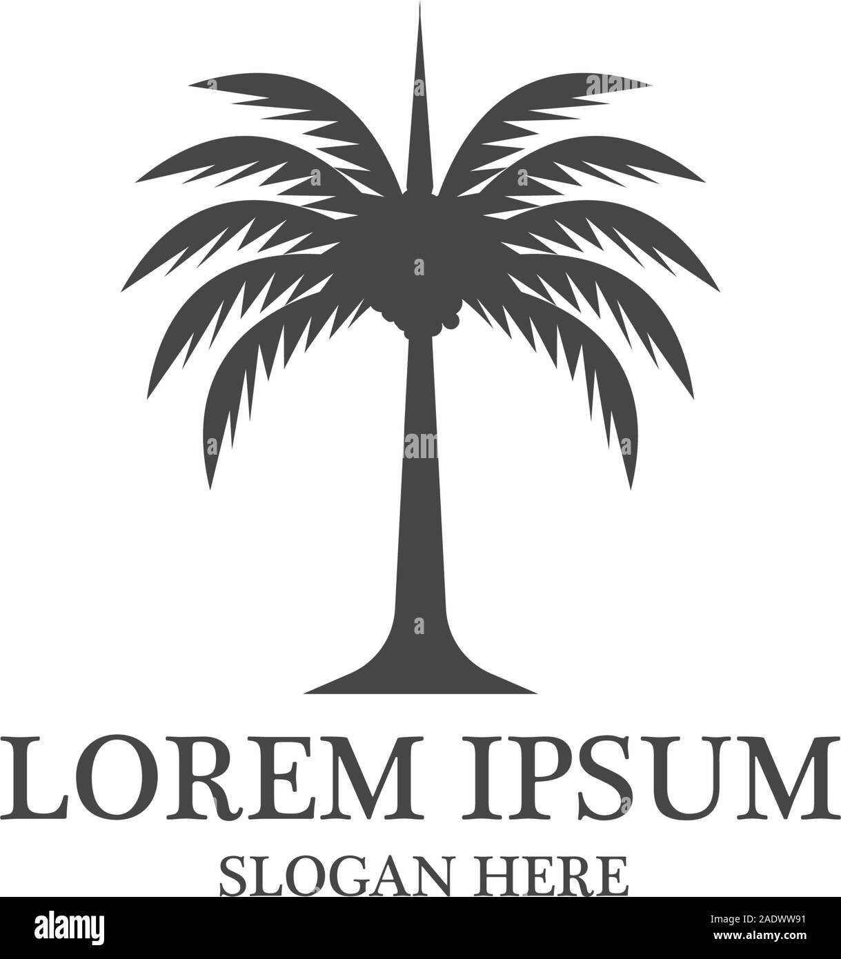 Date tree icon vector illustration logo template Stock Vector Image ...