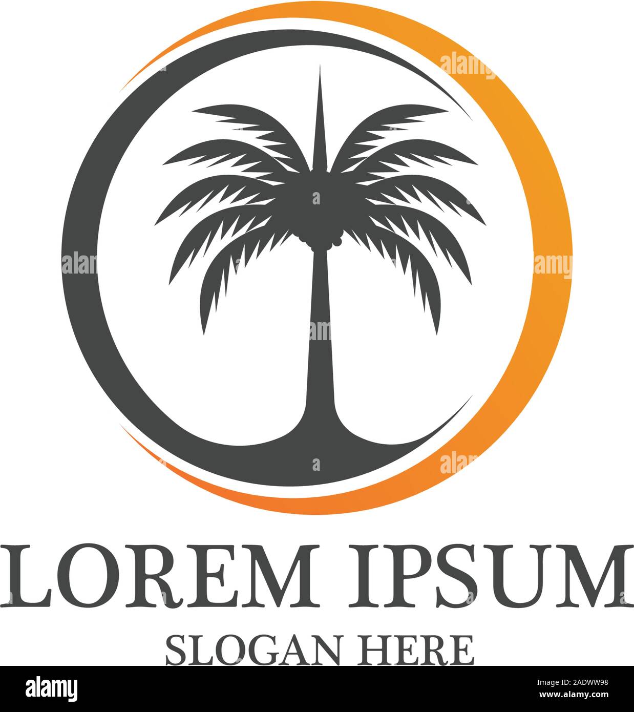 Date tree icon vector illustration logo template Stock Vector Image ...