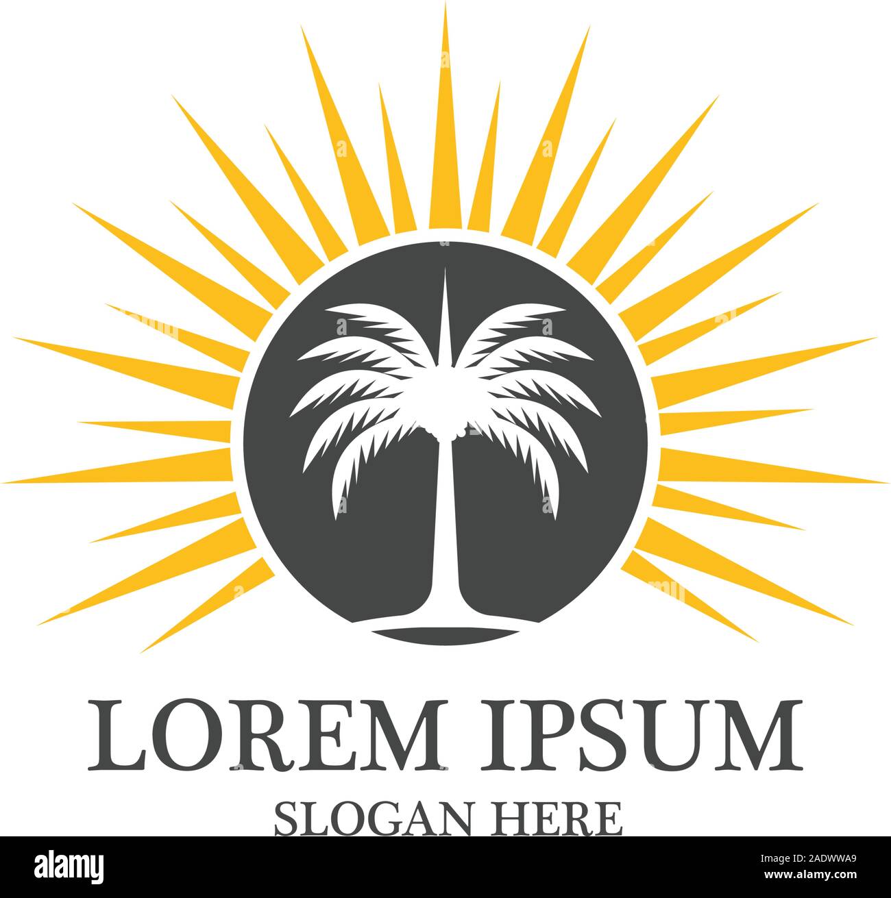 Date tree icon vector illustration logo template Stock Vector Image ...