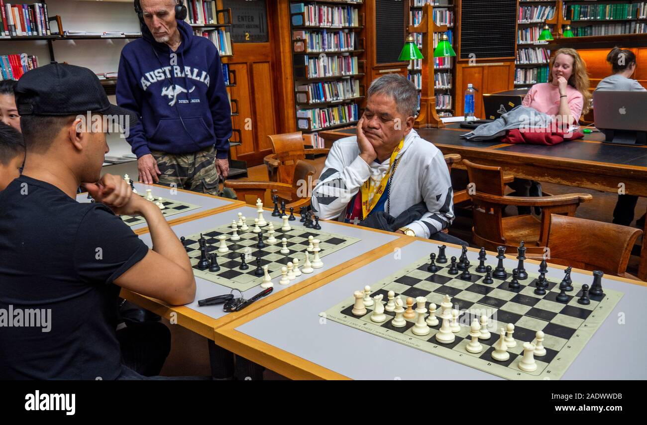 State library of victoria chess hi-res stock photography and images - Alamy