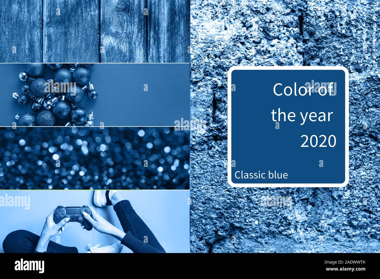 collage of blue photo Stock Photo - Alamy