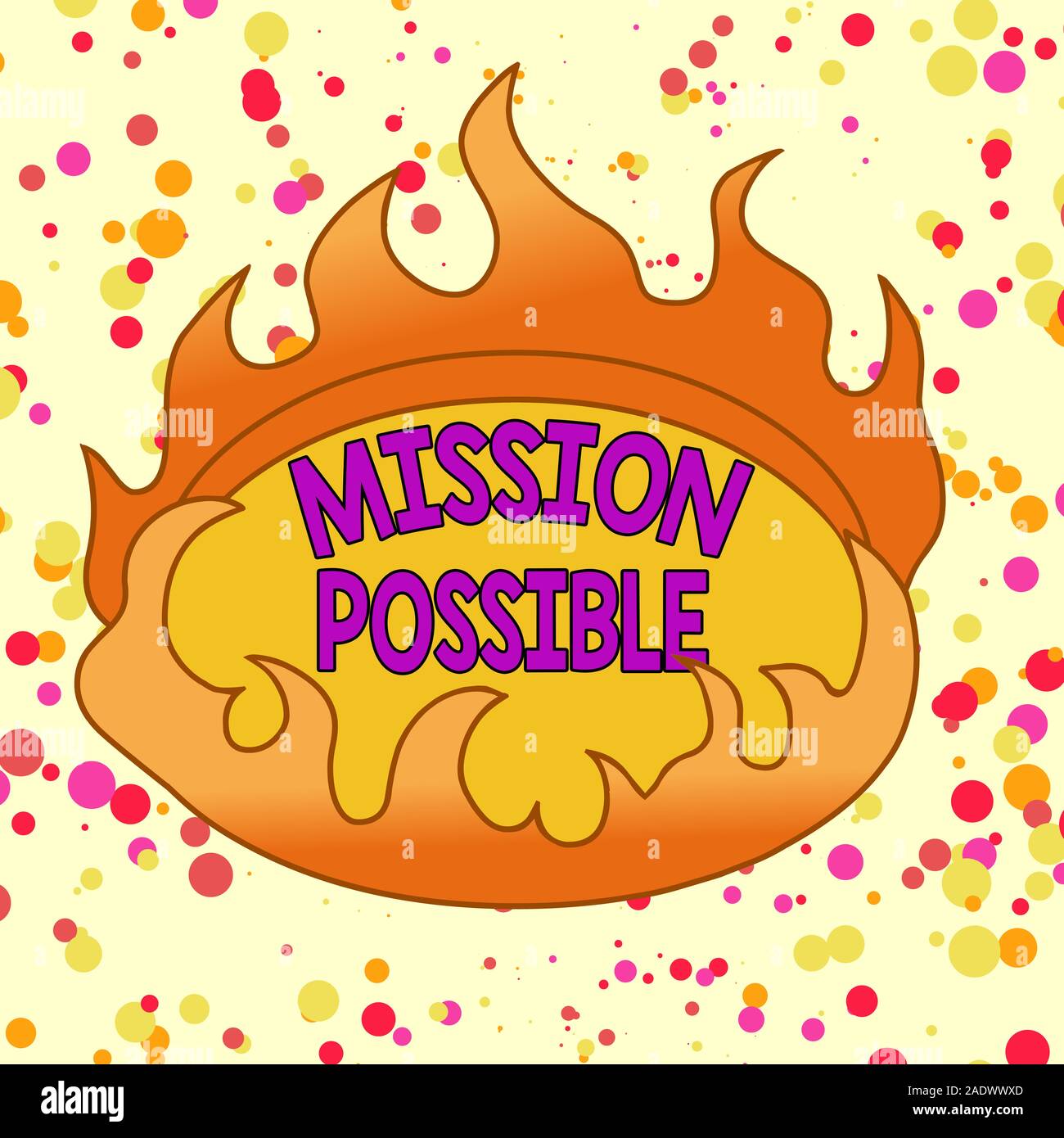 Conceptual hand writing showing Mission Possible. Concept meaning ...