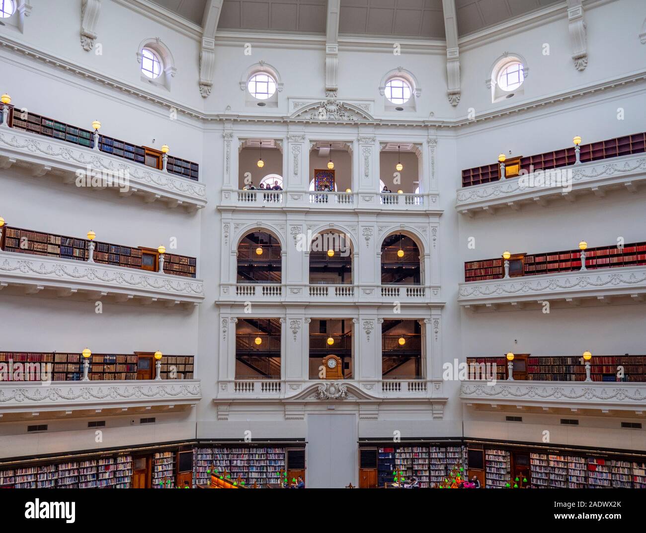 La Trobe Reading Room of the State Library Victoria Melbourne Australia ...