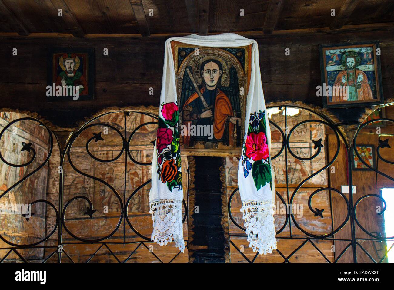 The Unesco wooden church from Budesti (Maramures/Transylvania/Romania ...
