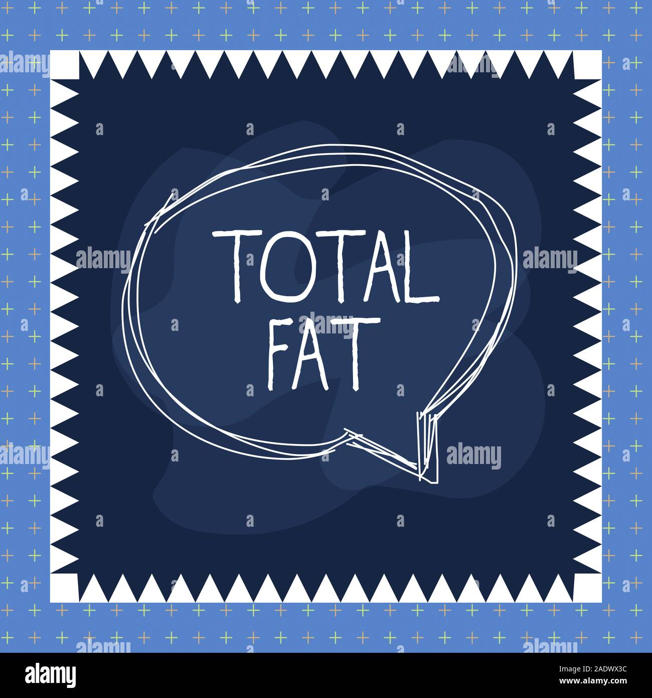 Word writing text Total Fat. Business photo showcasing combined value ...