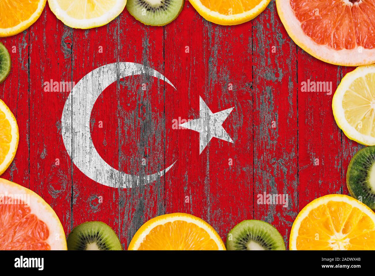 Turkey food concept. Fresh fruits from traditional gardens. Cooking ...