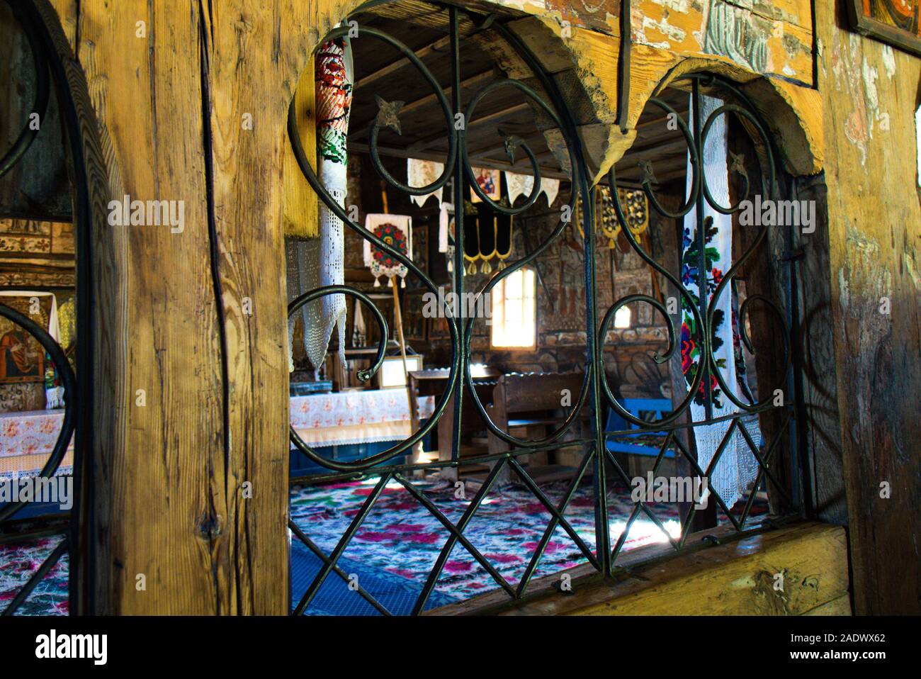 The Unesco wooden church from Budesti (Maramures/Transylvania/Romania ...