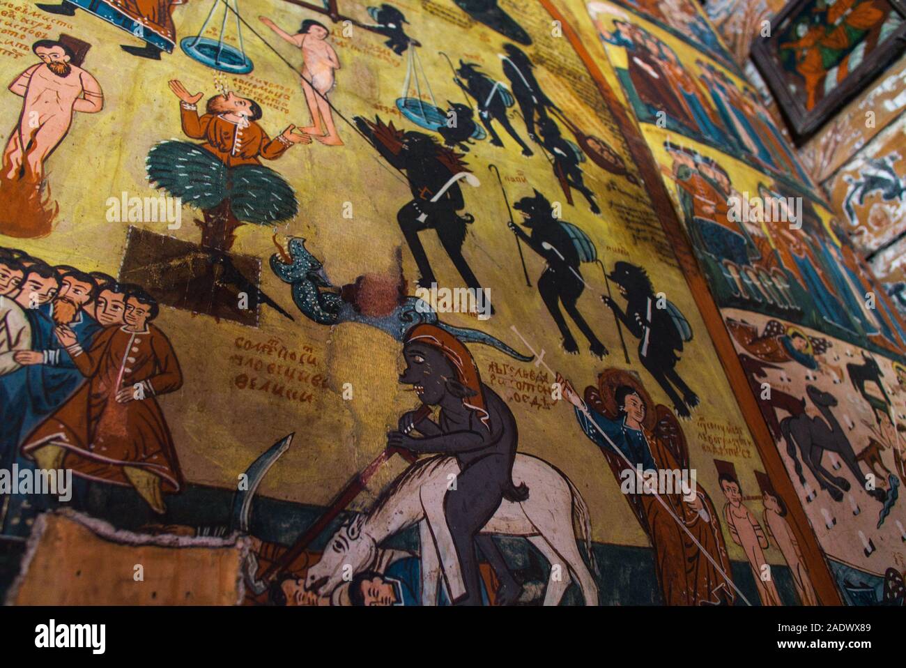 The Unesco wooden church from Budesti (Maramures/Transylvania/Romania ...