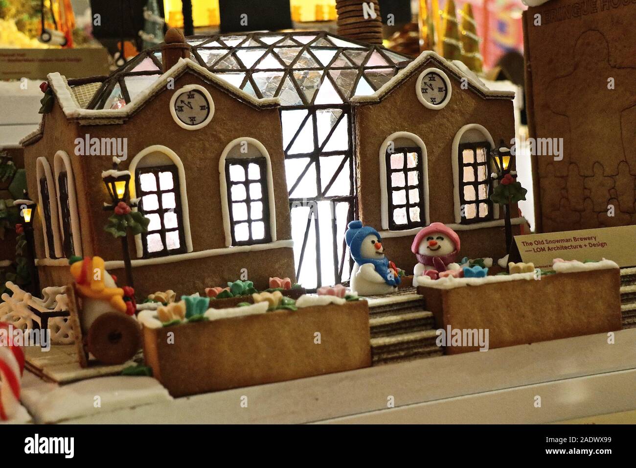The Museum of Architecture's Gingerbread City 2019 . !00 architects ...