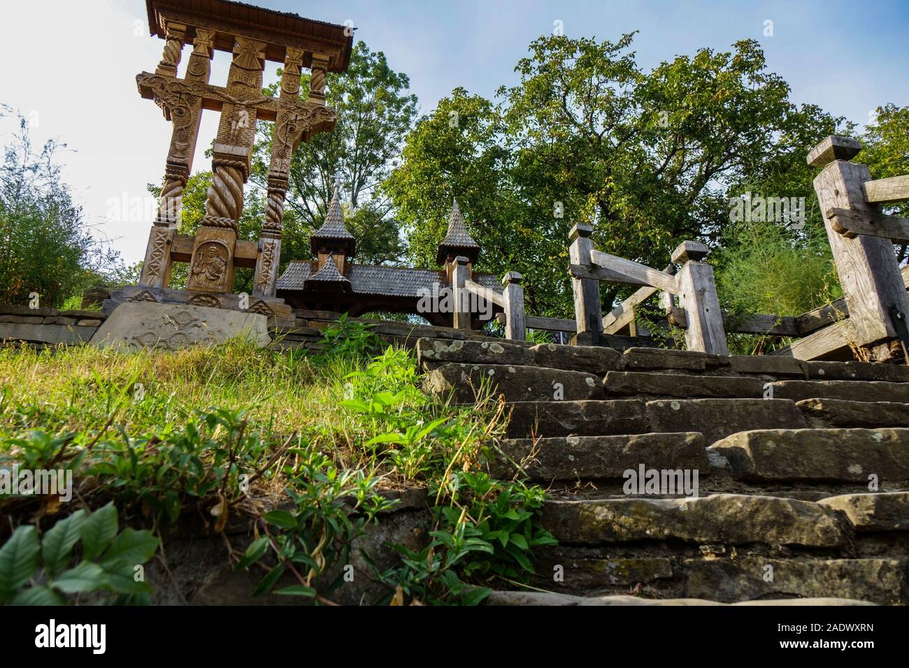 The Unesco wooden church from Desesti (Maramures/Transylvania/Romania ...
