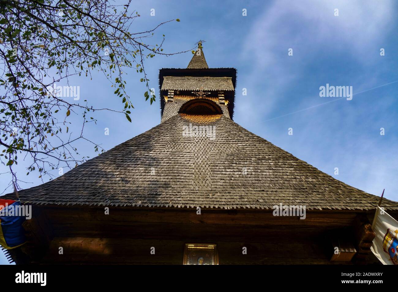 The Unesco wooden church from Desesti (Maramures/Transylvania/Romania ...