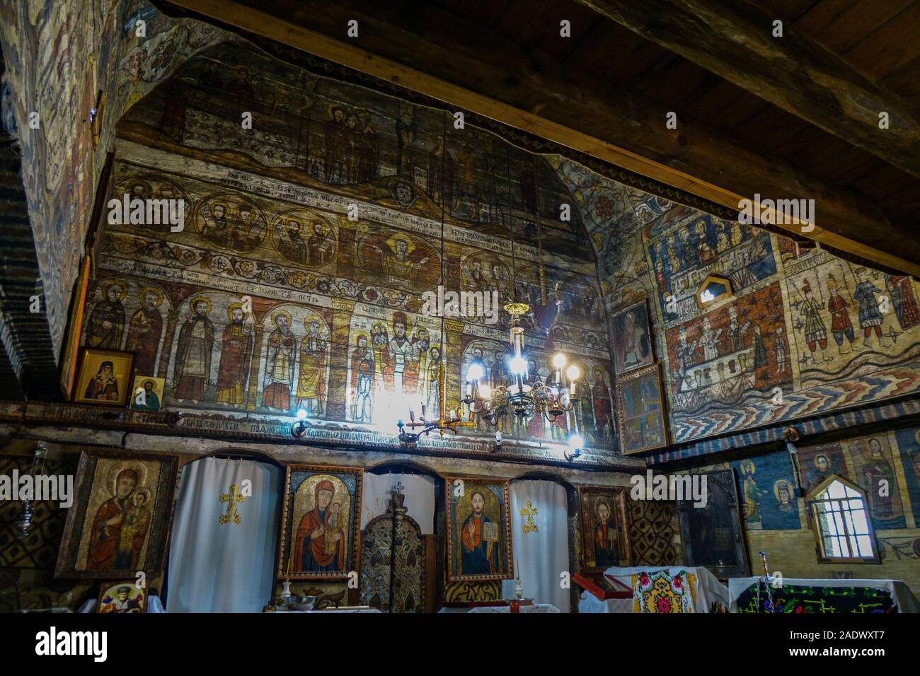 The Unesco wooden church from Desesti (Maramures/Transylvania/Romania ...