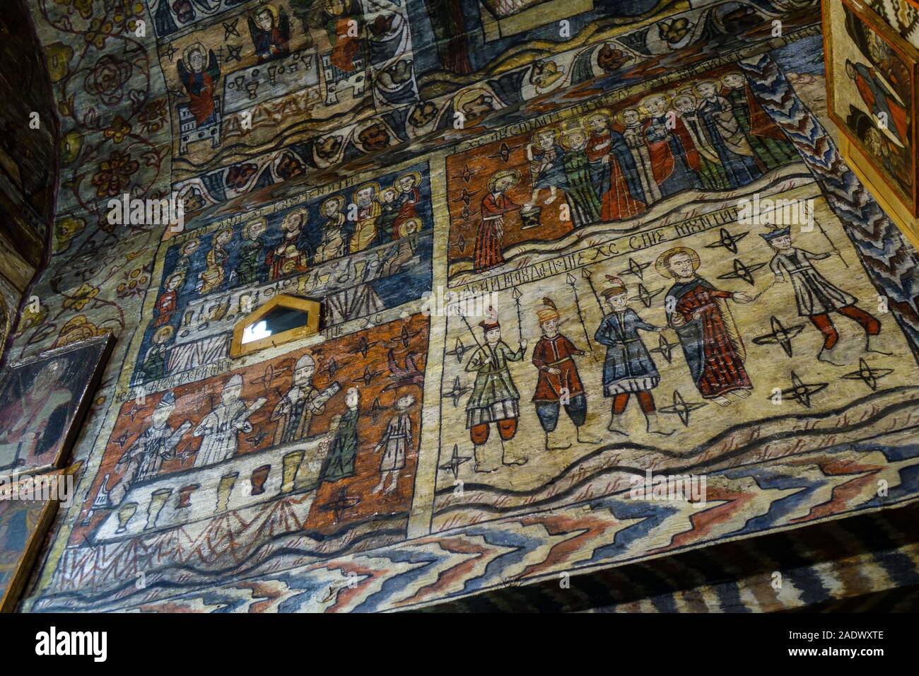 The Unesco wooden church from Desesti (Maramures/Transylvania/Romania ...