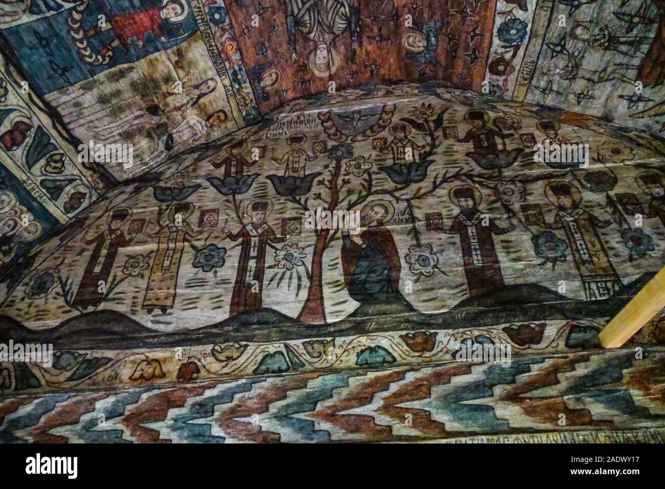 The Unesco wooden church from Desesti (Maramures/Transylvania/Romania ...